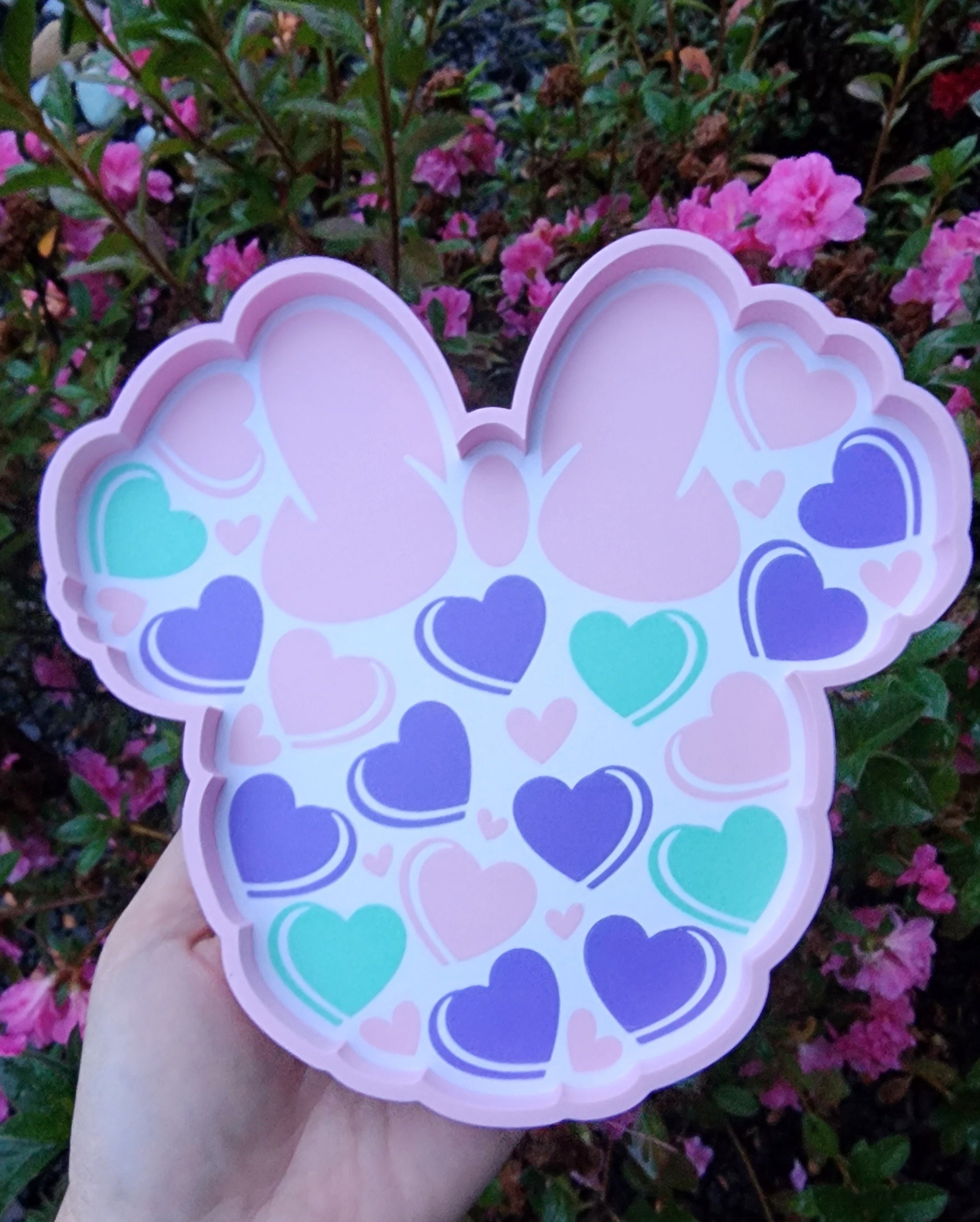 *STL FILE ONLY* Valentine's Day Candy Hearts Tray Digital File ...
